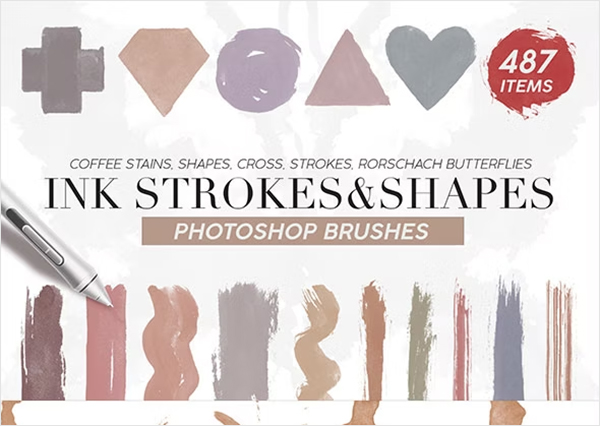 14+ Shapes Photoshop Brushes - Editable Free & Premium Vector, Ai, EPS ...